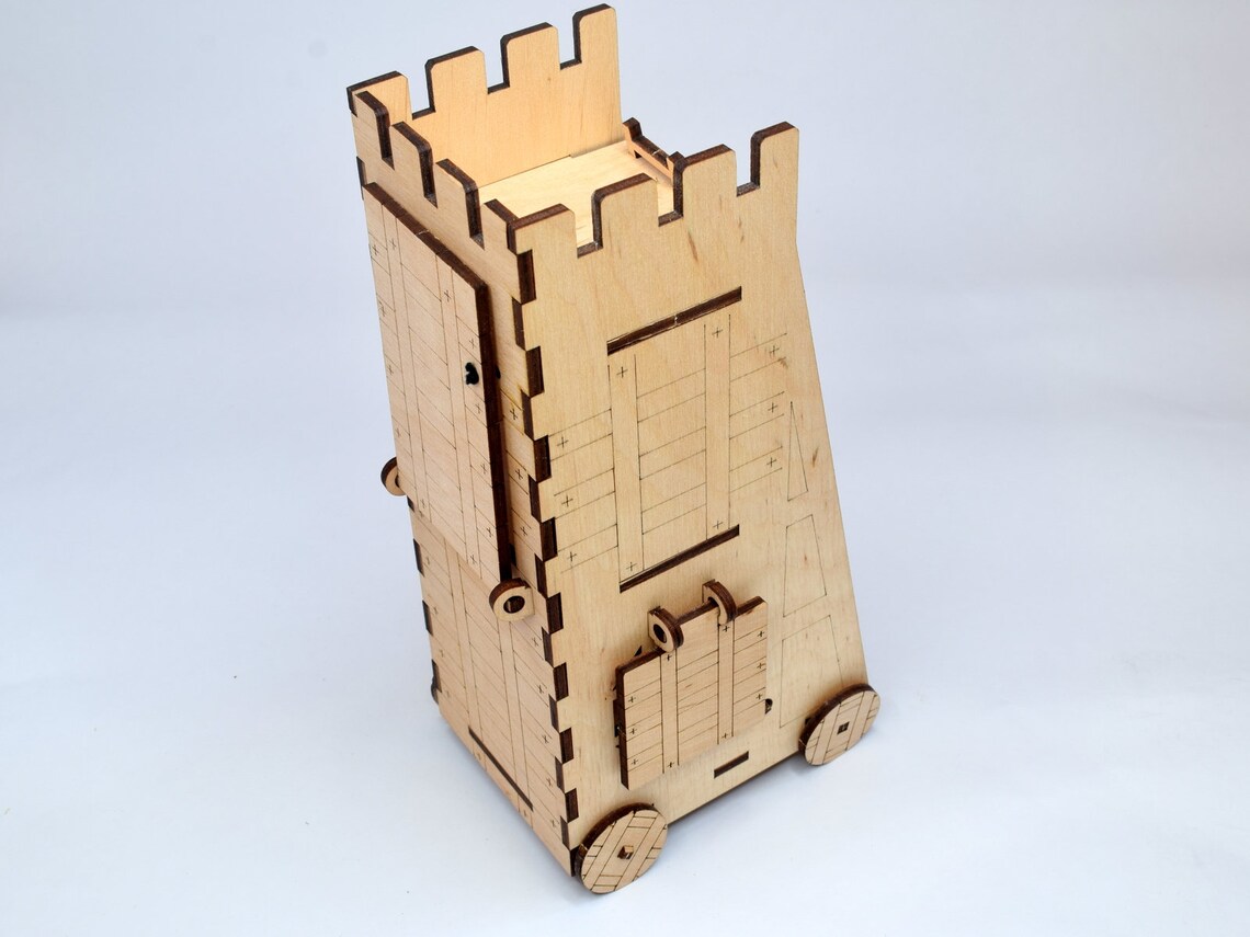 Assault Tower Siege Tower 3D Puzzle DIY Creative Boy Gift | Etsy