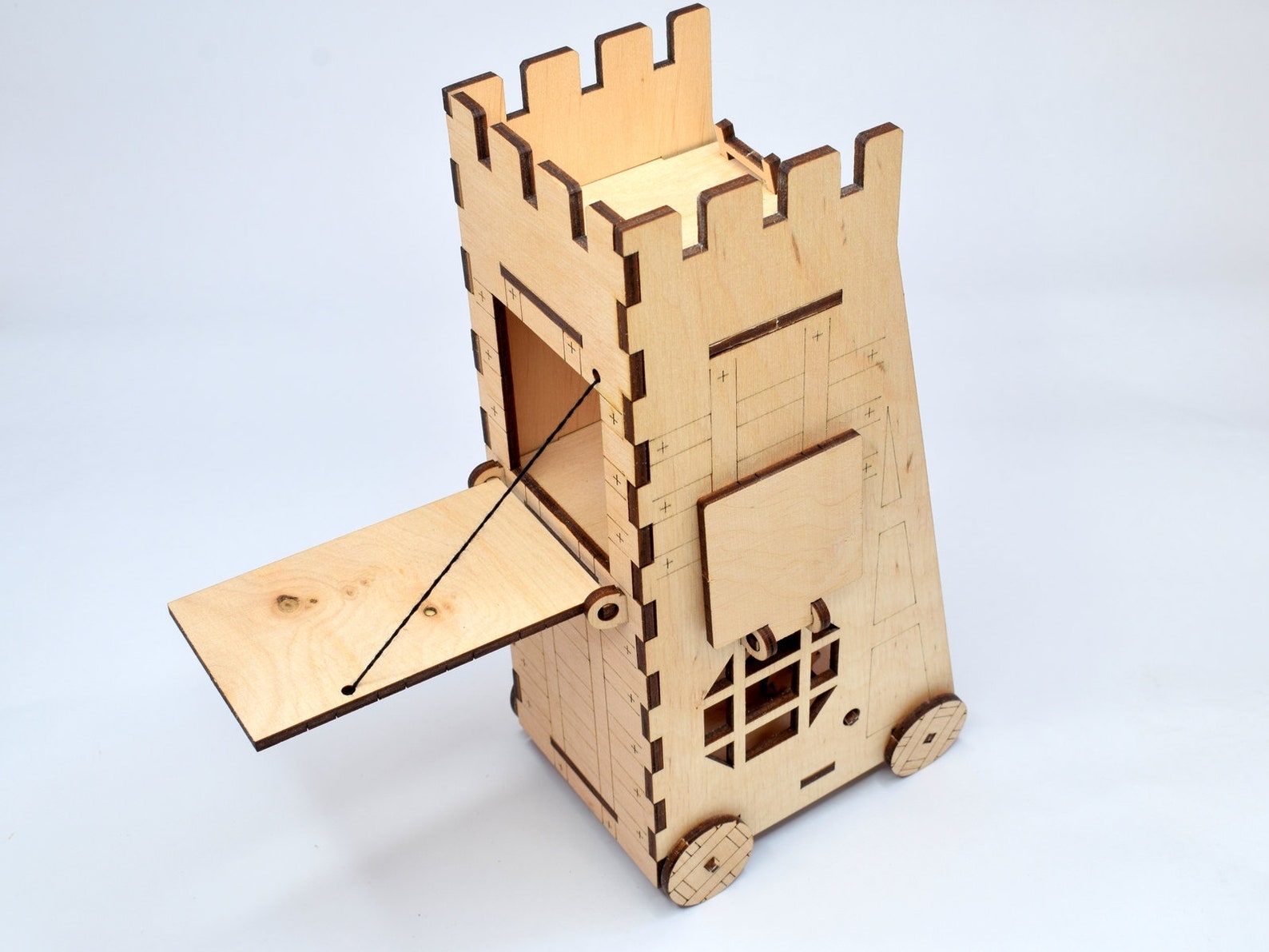 Assault Tower Siege Tower 3D Puzzle DIY Creative Boy Gift | Etsy