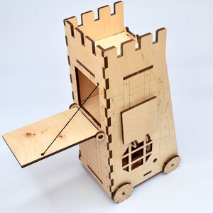 Assault Tower Siege Tower 3D Puzzle DIY Creative Boy Gift | Etsy