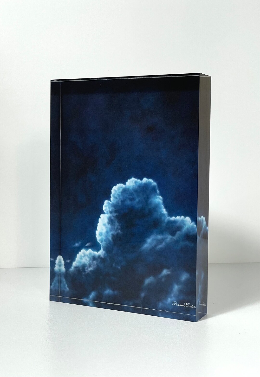 Acrylic Block Cloud Print. “our Father” Cloud Art. Dramatic Clouds ...