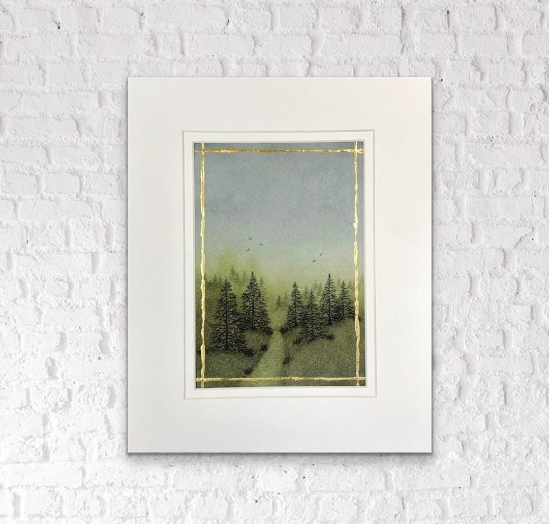 Art Print Northwoods Landscape “summers End”. Giclee Print. Landscape ...