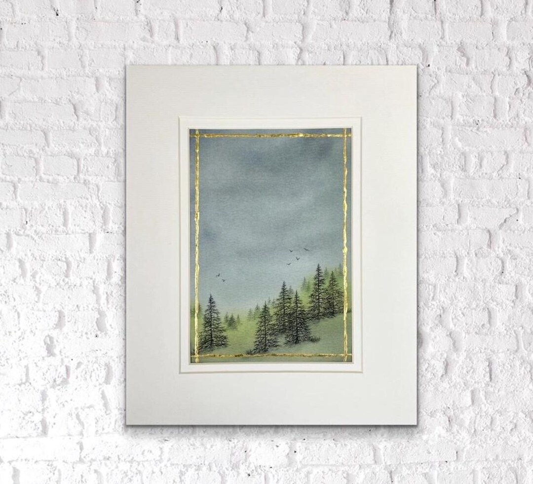 Art Print Northwoods Landscape Giclee Print Landscape Print Woodland ...