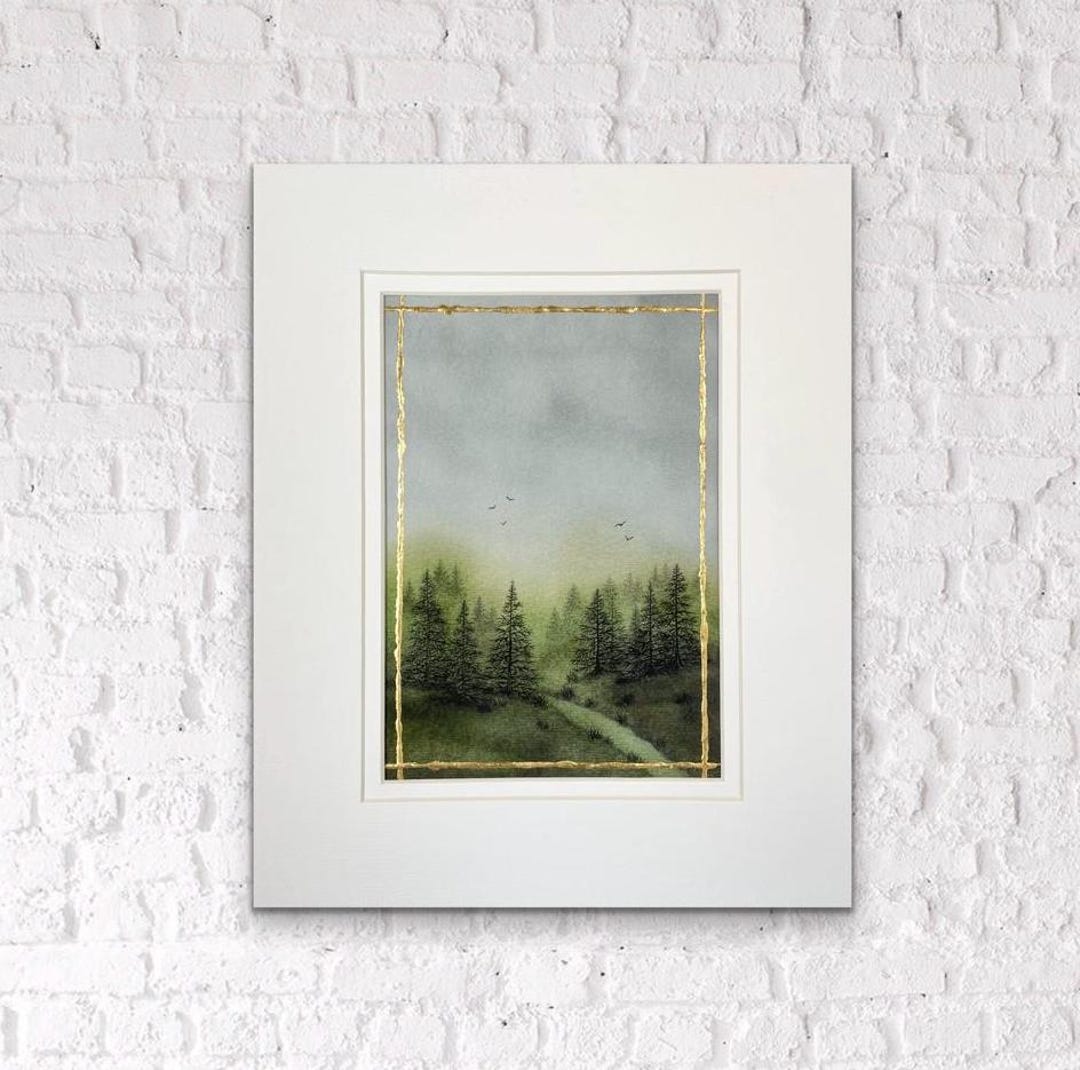 Art Print Northwoods Landscape Giclee Print Landscape Print Woodland ...