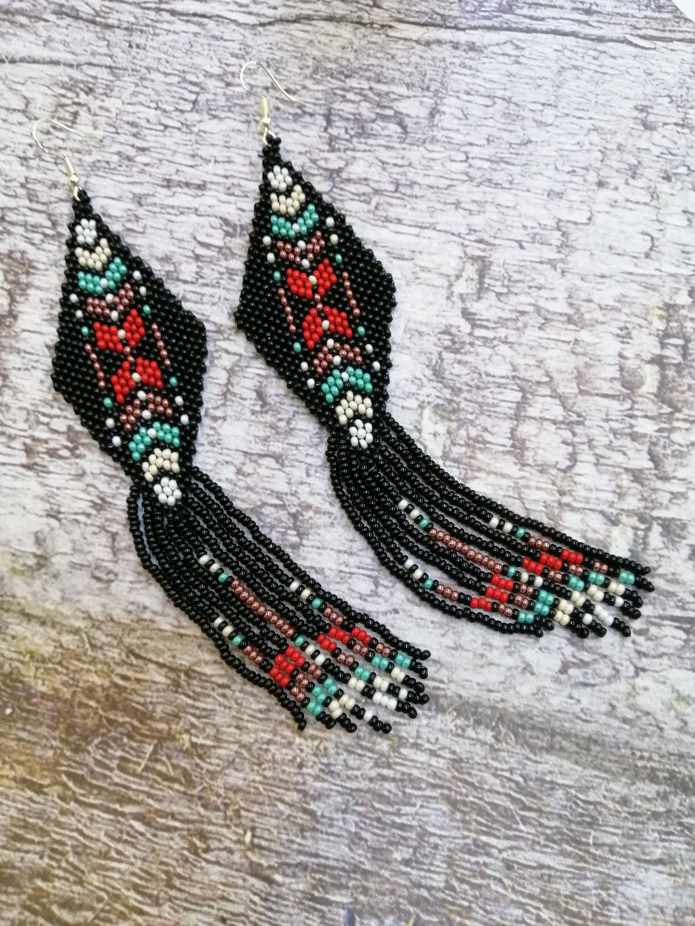 Unique earrings Native American earrings Gift for her Boho | Etsy