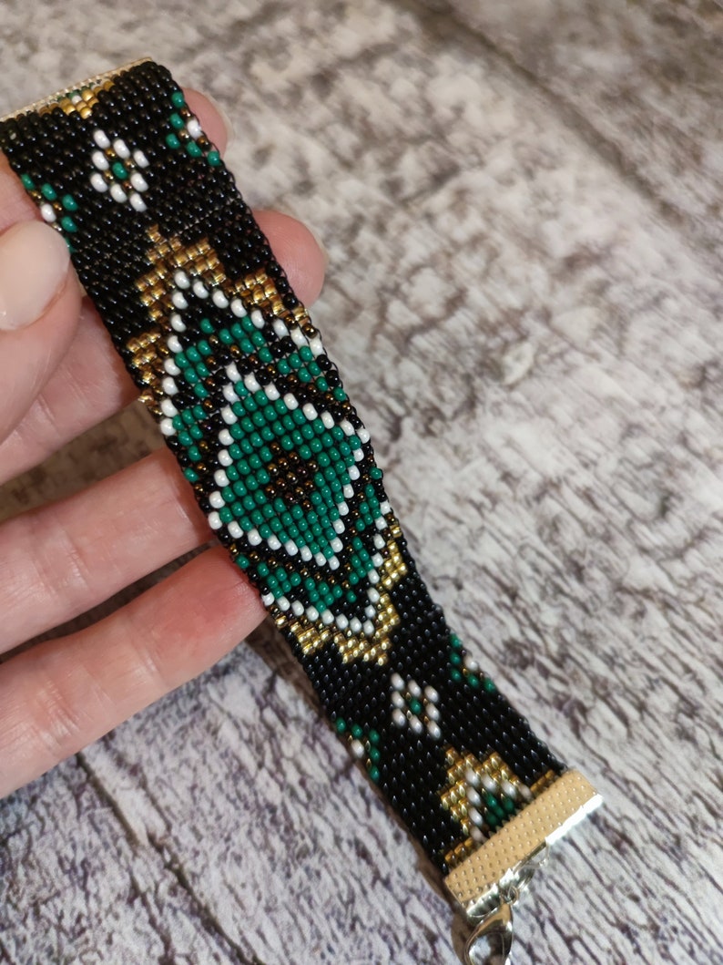 Aztec Beaded Bracelet Southwestern Bracelet Native Bracelet - Etsy