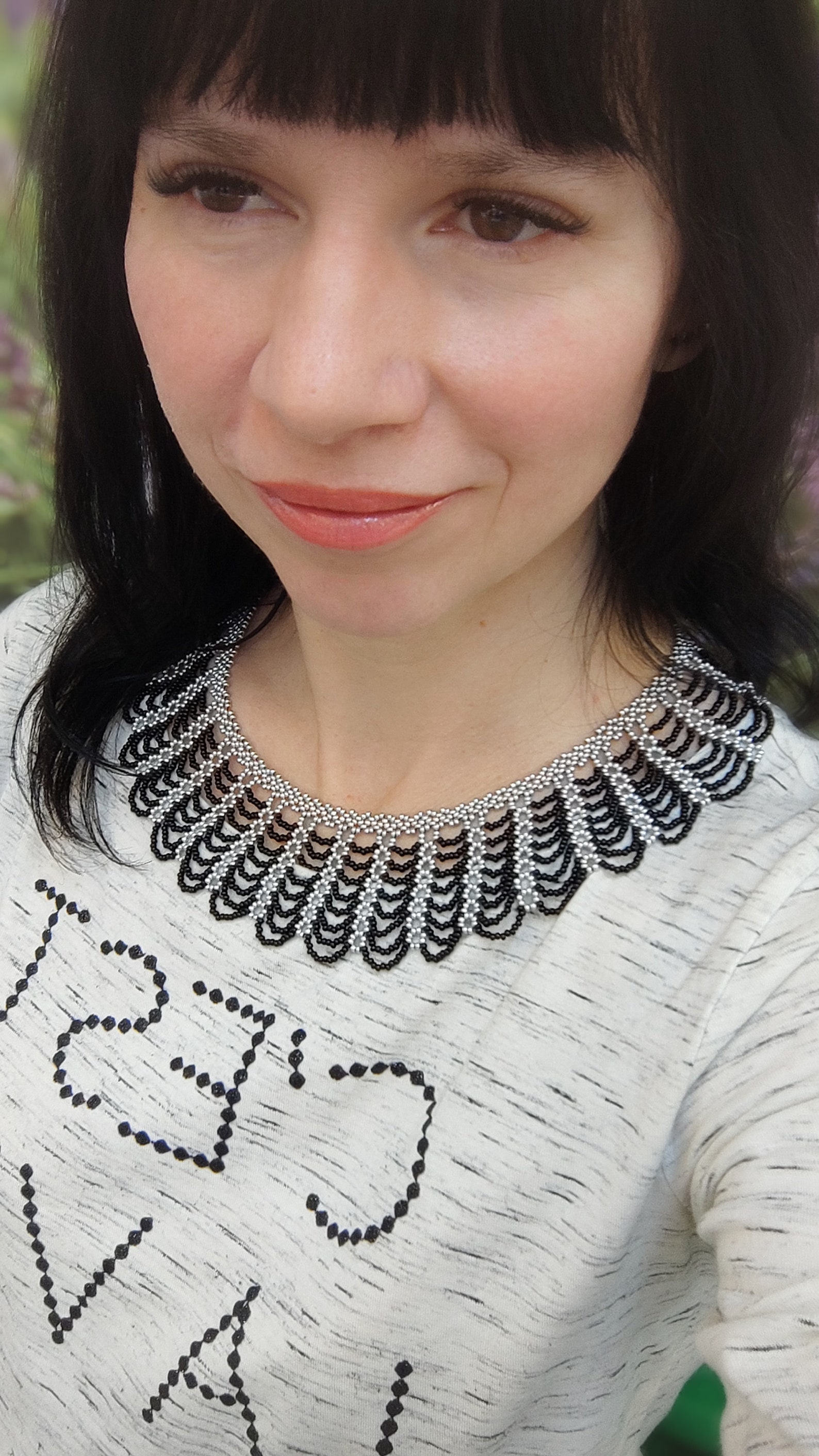 Black Silver Collar RBG Dissent Collar Ruth Bader Ginsburg - Etsy