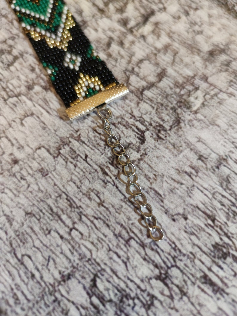 Aztec Beaded Bracelet Southwestern Bracelet Native Bracelet - Etsy