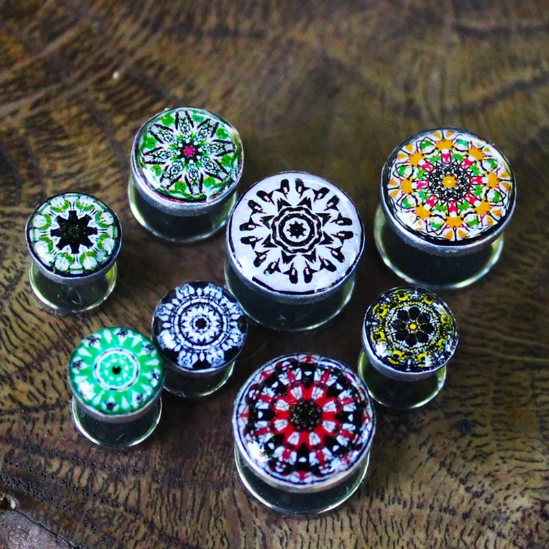 Faux Plug Earrings - Etsy