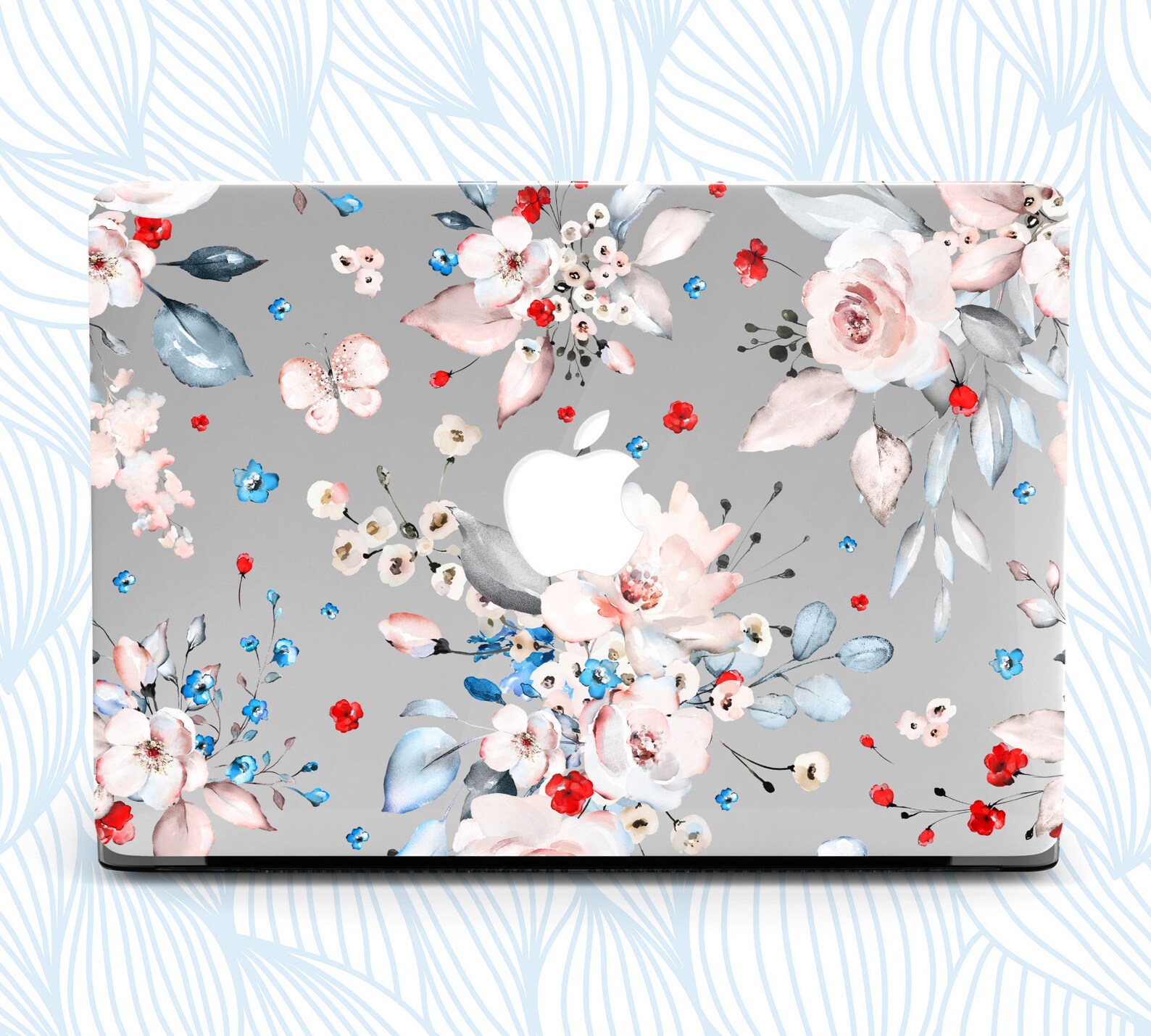 Floral macbook case for macbook air 13 pro 13 retina 13 | Etsy