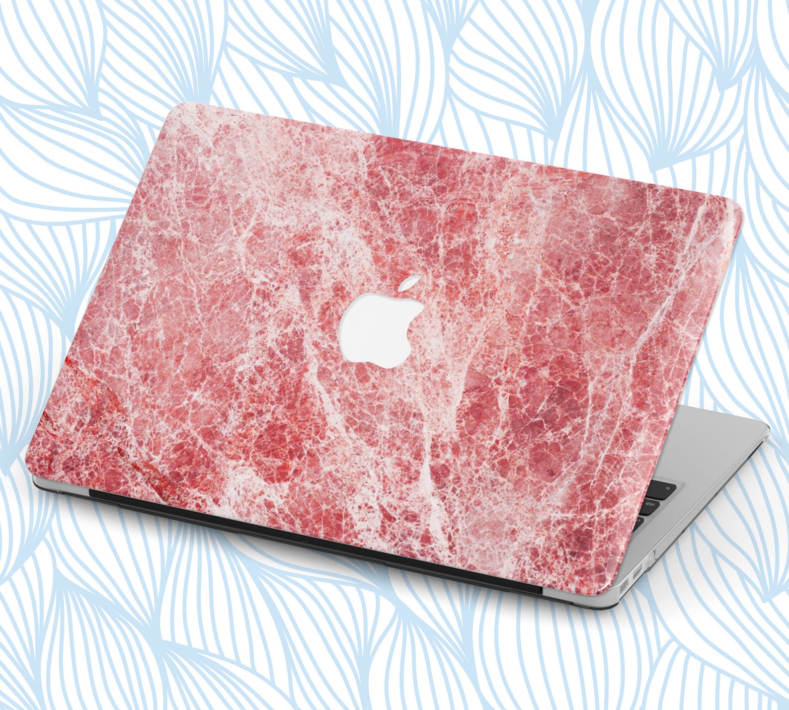 Marble macbook case with stone marble texture old marble | Etsy