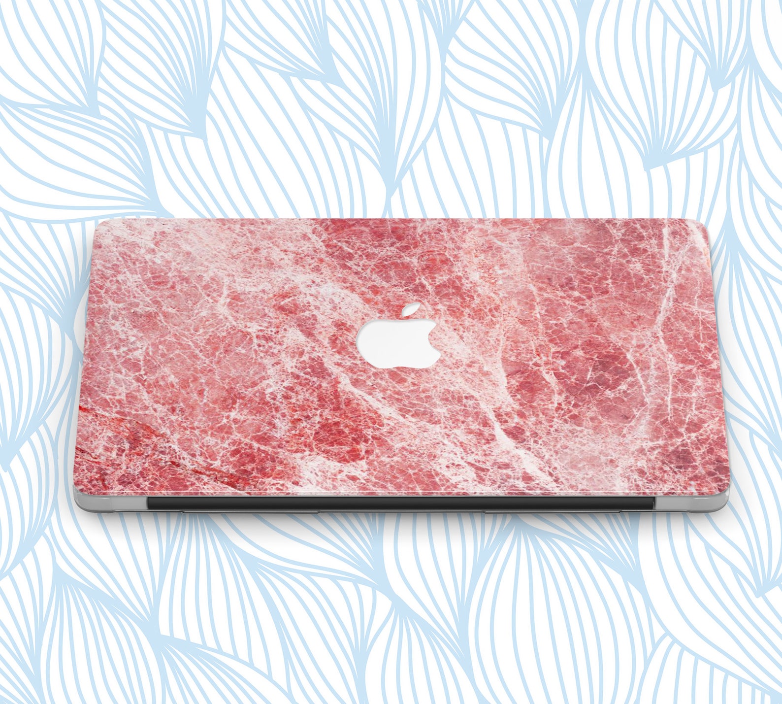 Marble macbook case with stone marble texture old marble | Etsy