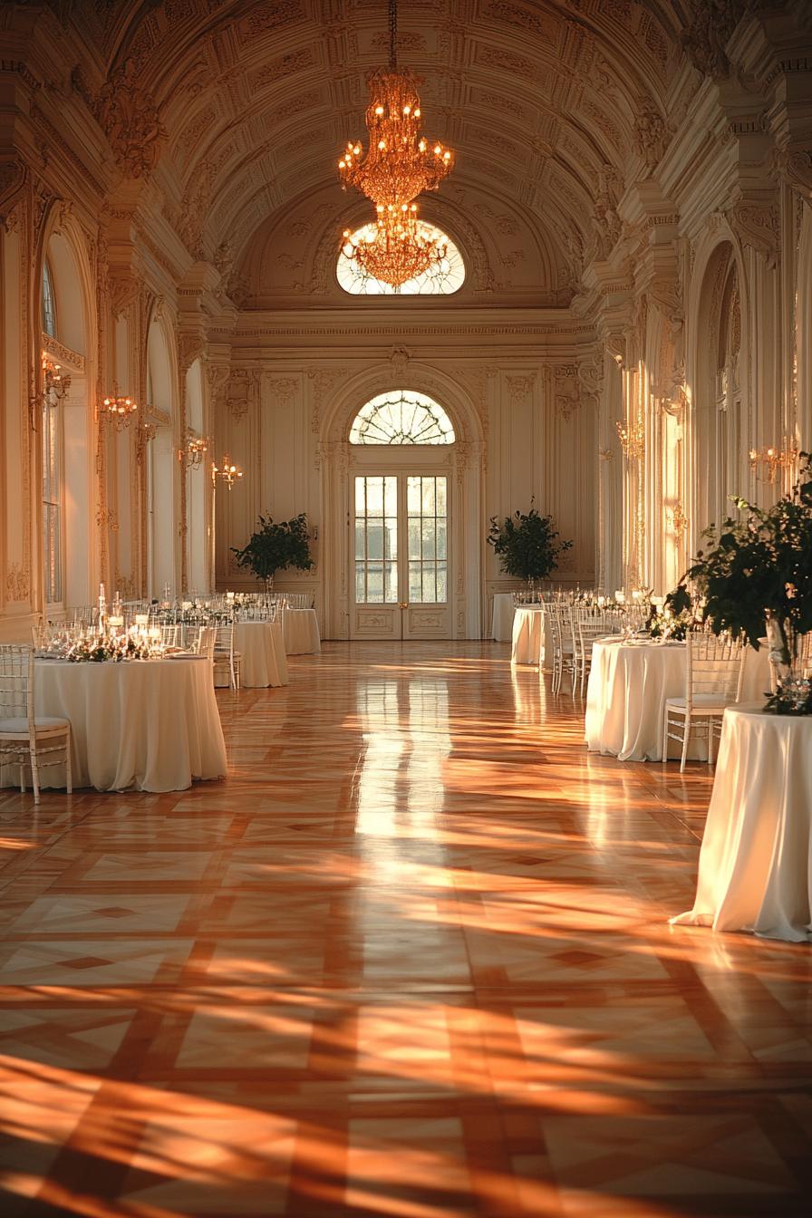 Elegant Ballroom Digital Backdrop Timeless Venue for Photoshoots ...