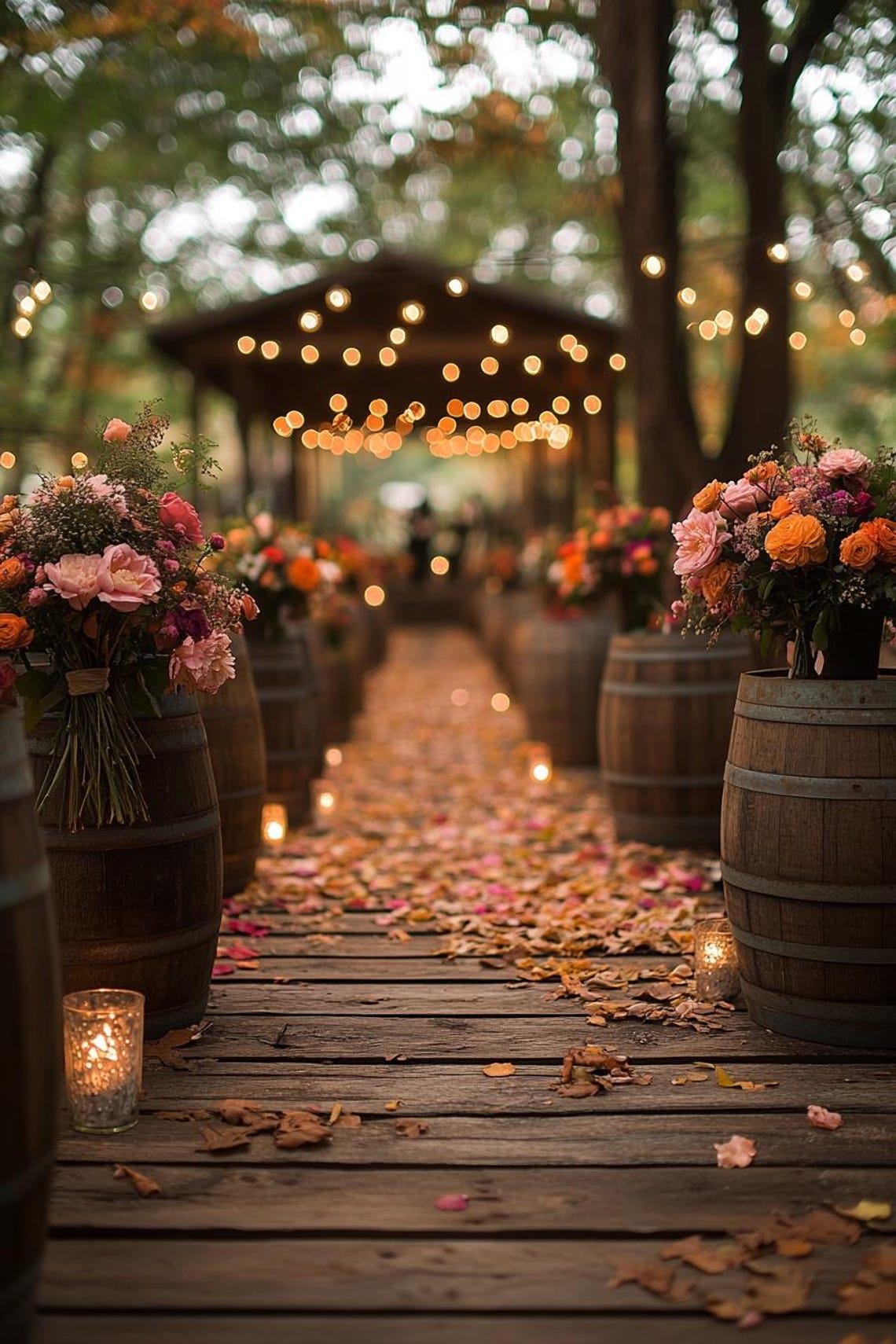 Rustic Autumn Walkway Digital Backdrop Perfect Setting for Photoshoots ...