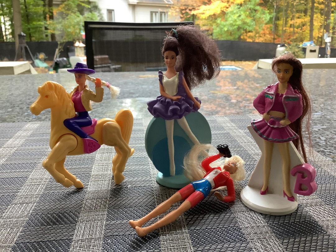 Vintage Lot of 4 Mini Barbie Dolls - Etsy