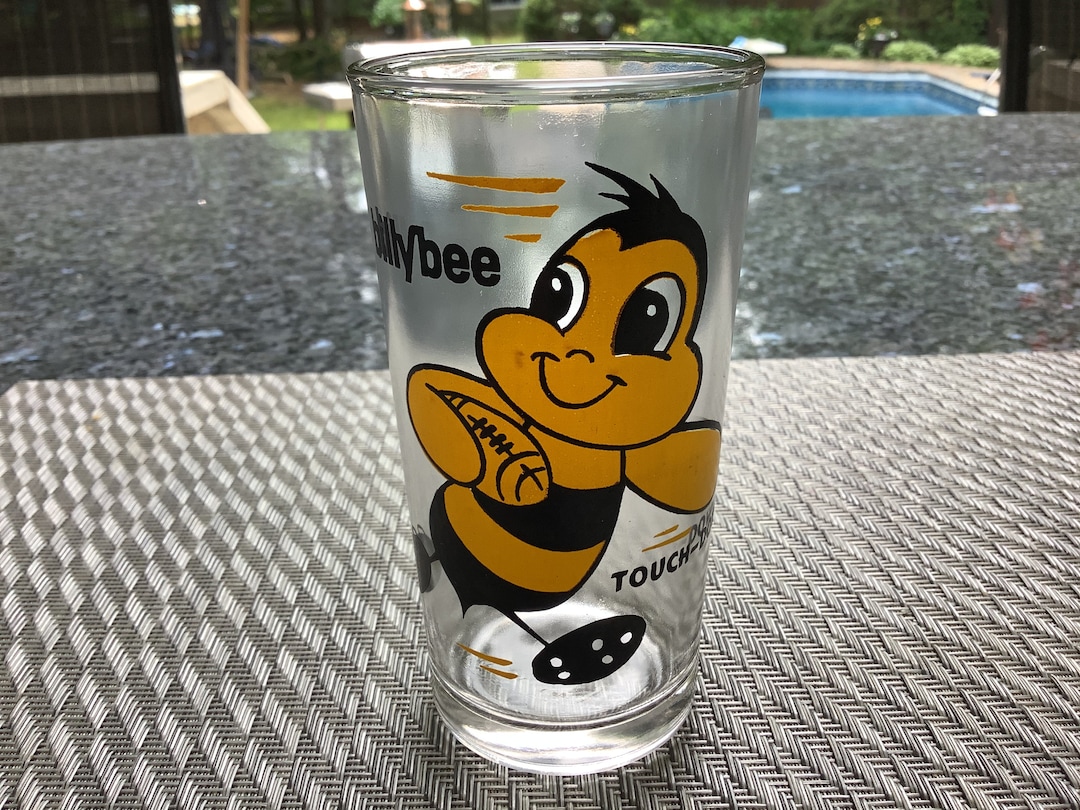 Vintage Billy Bee Touch-Down Glas - Etsy Österreich