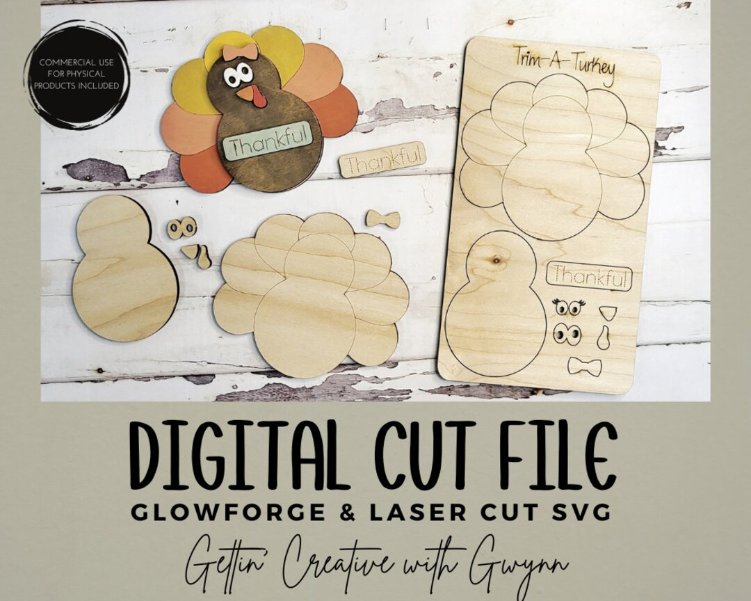 Laser Cut Kids Kit SVG | Fall Laser Kids Kit SVG | Thanksgiving Kids ...