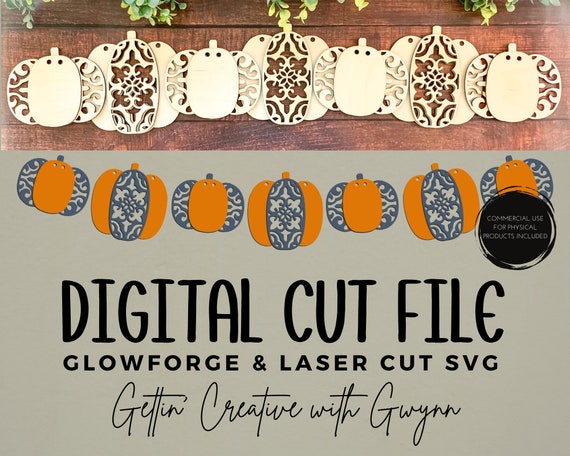 Glowforge SVG Laser SVG File Fall SVG Fall Decor Laser | Etsy