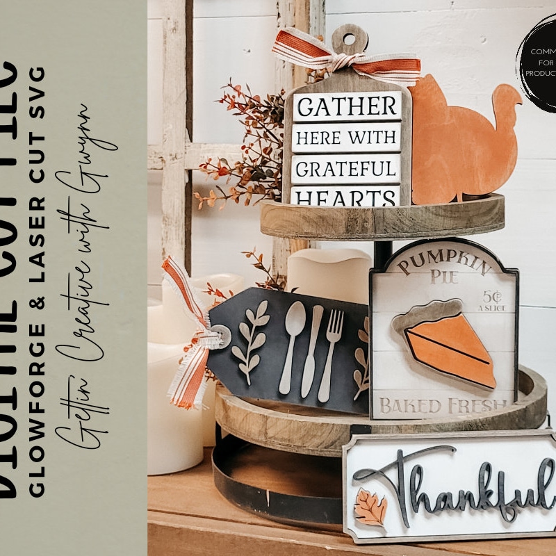 Tiered Tray Svg Files - Etsy