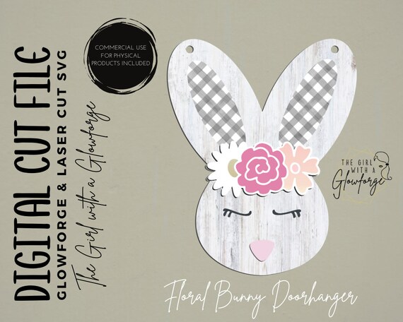 Glowforge File Laser SVG File Spring DIY Diy Kit Decor | Etsy