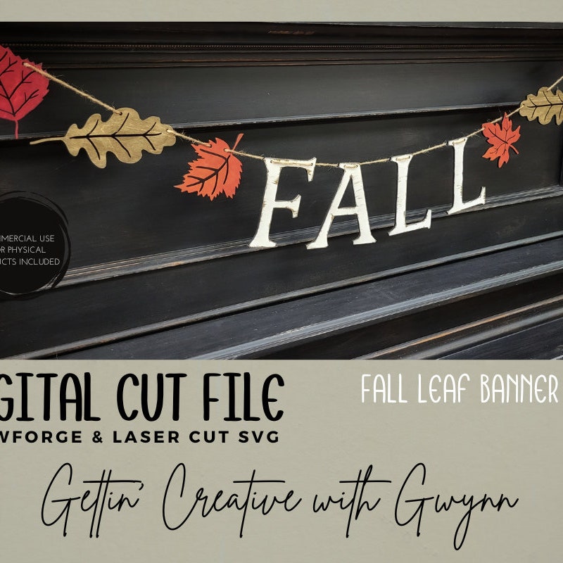 Fall Leaf Banner - Etsy