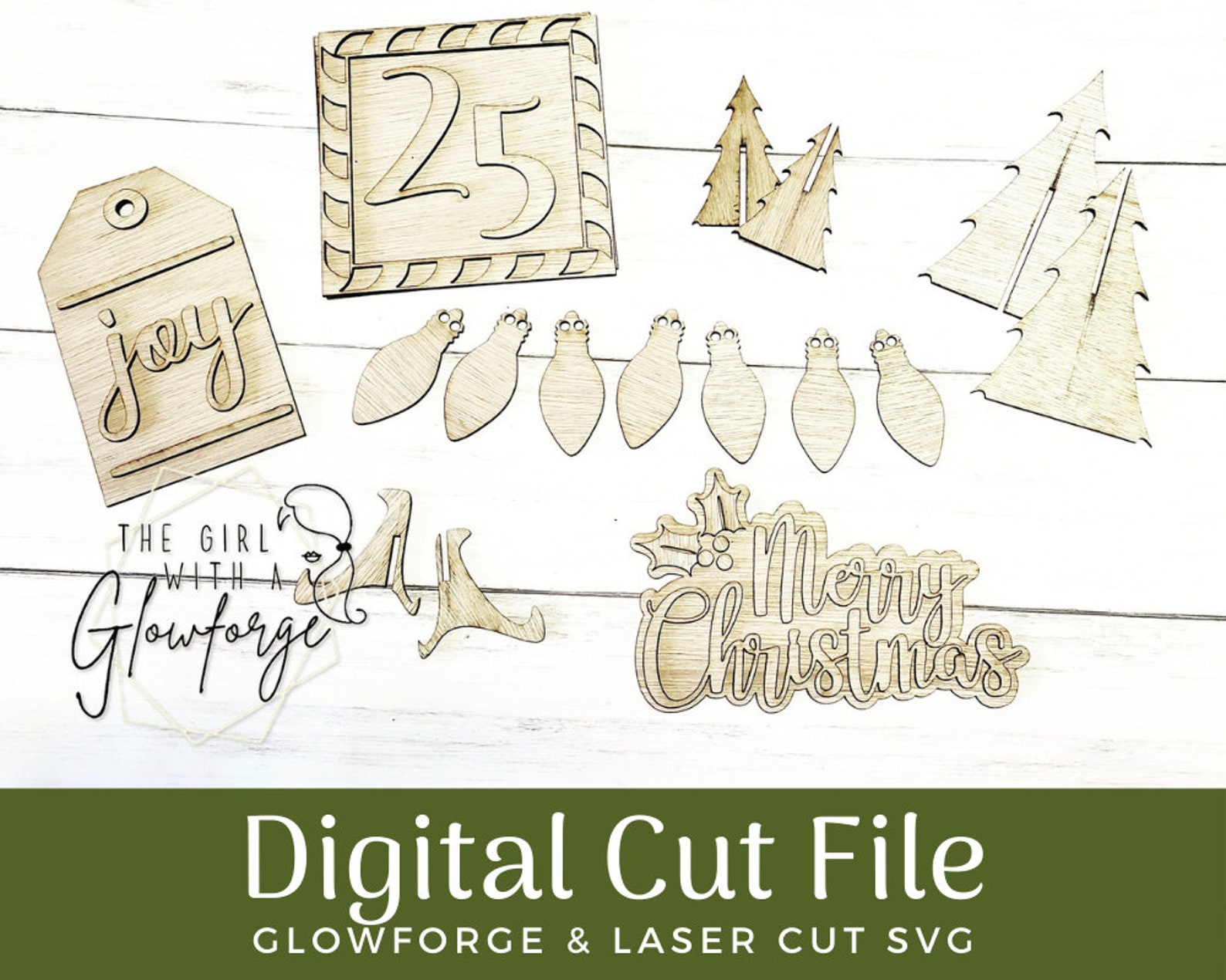 Glowforge SVG Laser SVG File Christmas SVG Fall Laser - Etsy