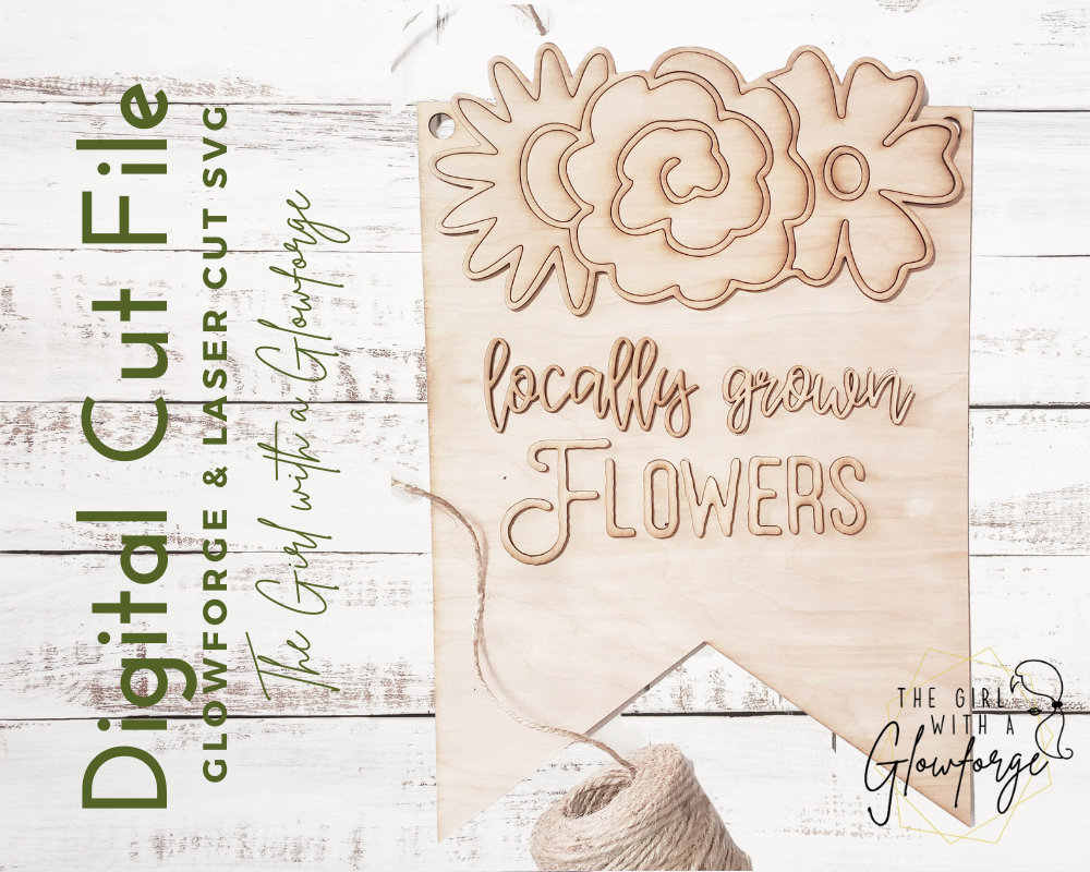Glowforge File Laser SVG File Spring DIY Diy Kit Decor - Etsy