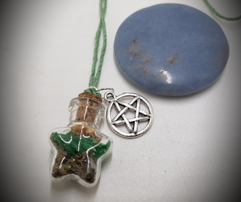 Spell Jar Necklace // Good Luck Spell Jar // Spell Bottle | Etsy