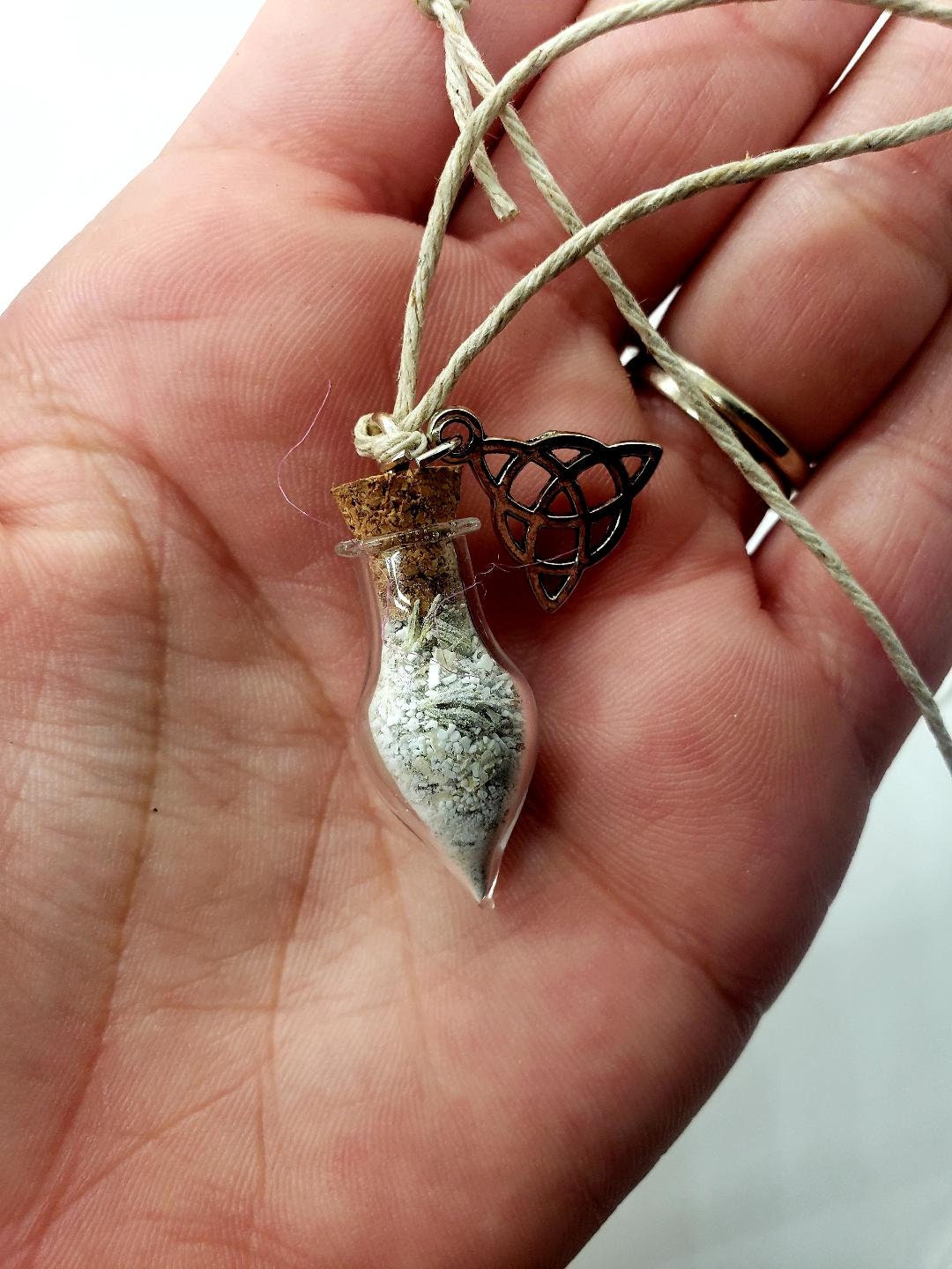 Protection Spell Jar // Spell Jar Necklace // Witchcraft | Etsy