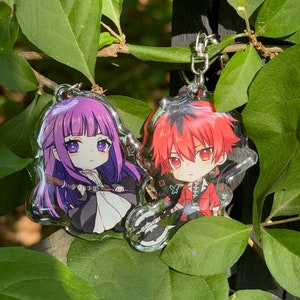 Frieren Fern Himmel Stark Ubel 2.5 Glitter Keychain Charm - Etsy