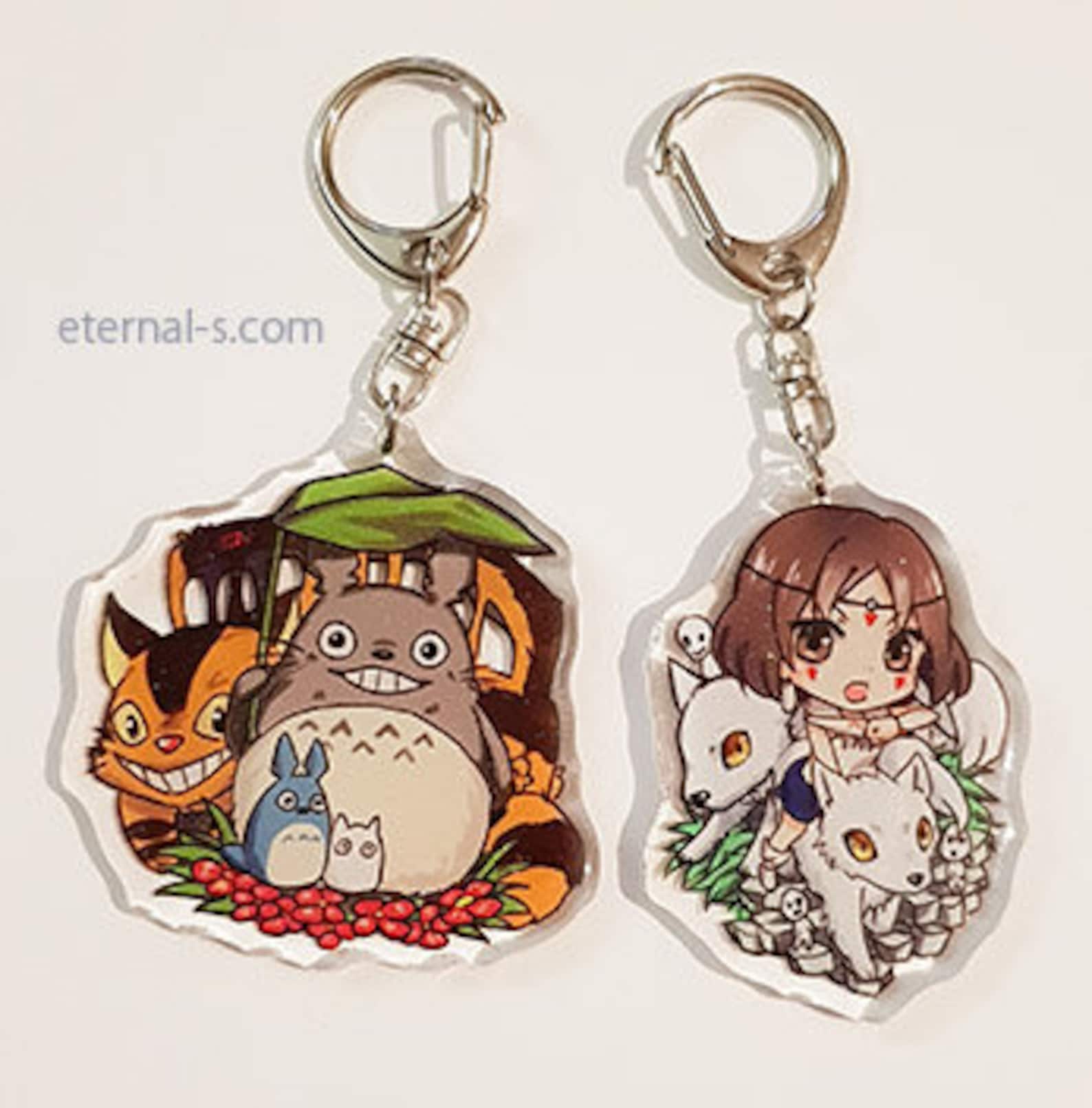 Cute Anime 2.5 Inch Glitter Keychain | Etsy Canada