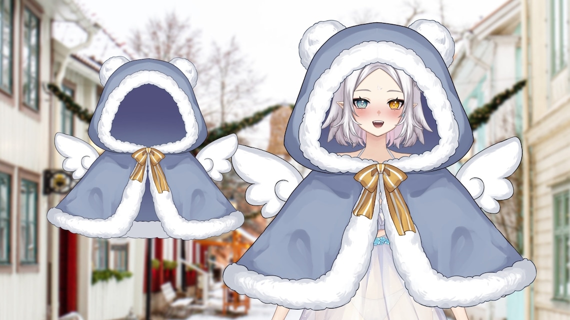 Vtuber Asset Animated Christmas Winter Bear Teddy Costume - Etsy