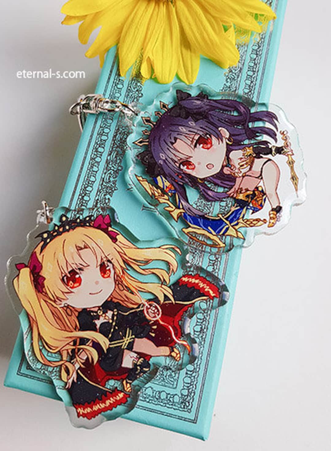 Fate Grand Order FGO 2.5 Inch Glitter Keychain Ishtar Ereshkigal - Etsy