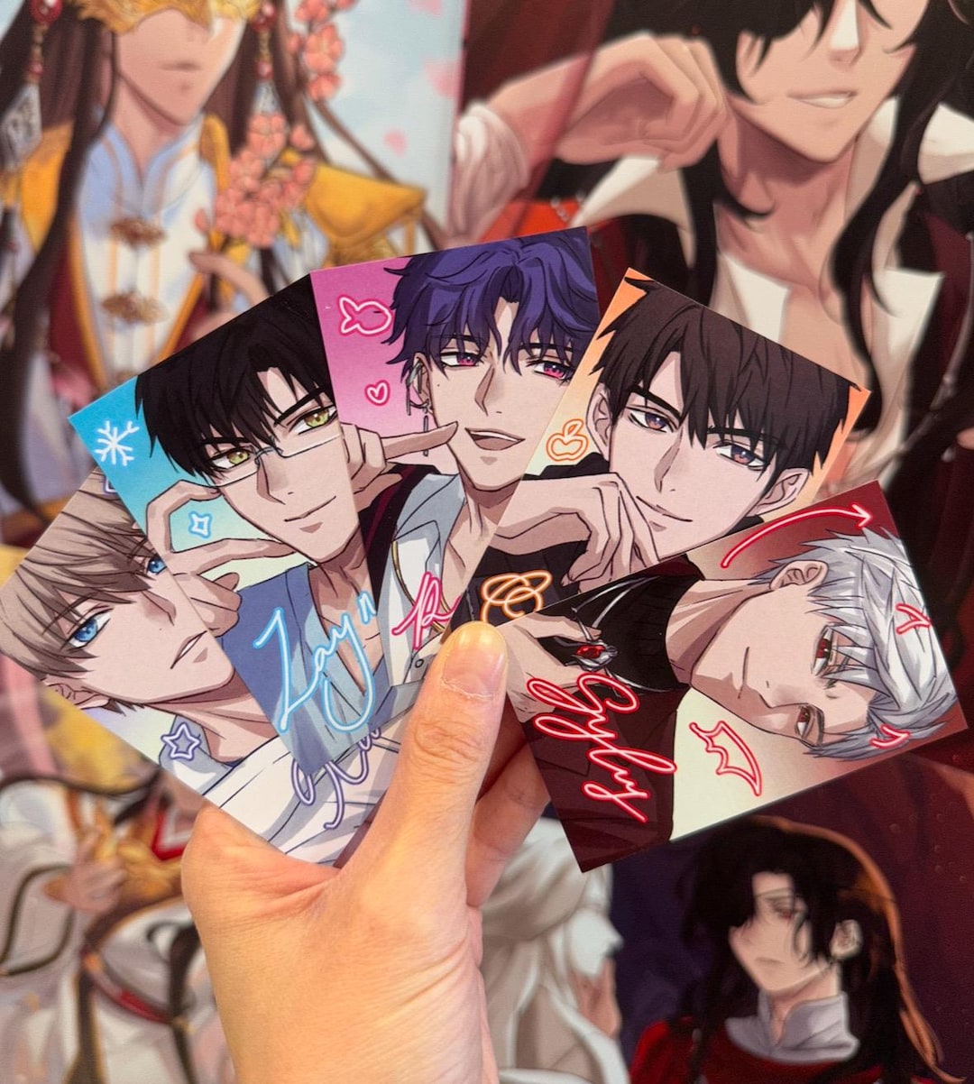 Love and Deepspace Lds Caleb Zayne Sylus Xavier Rafayel Photocard Mini ...