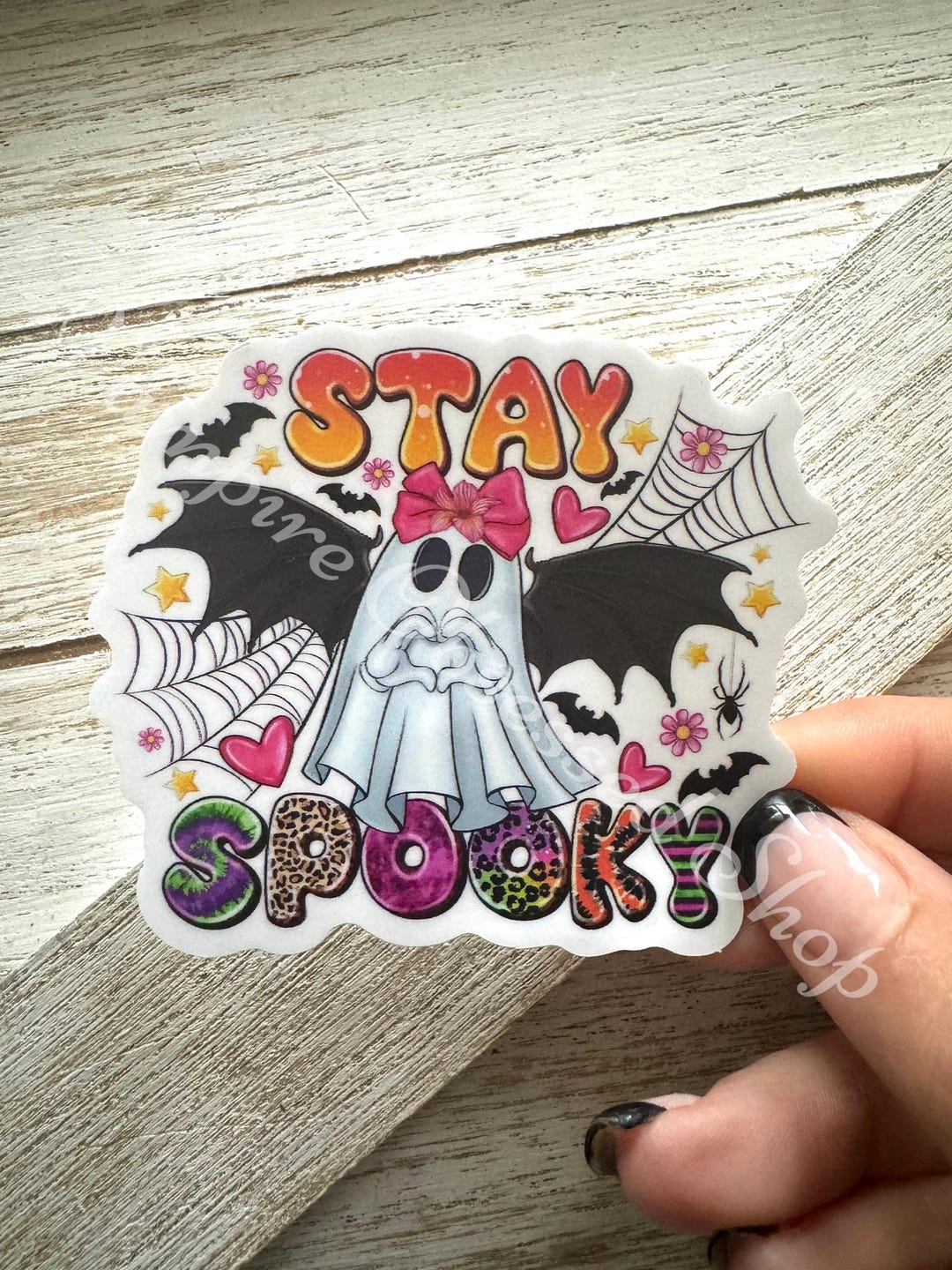 Stay Spooky, Halloween, Cute Ghost Sticker/decal, Stickers for Kindles ...