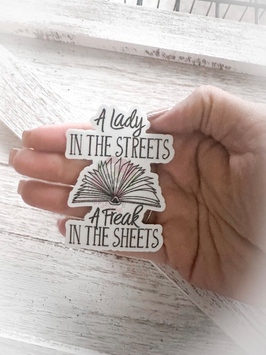 A Freak in the Sheets, Tbr Cart, Water Bottle Sticker, Kindle, Large ...