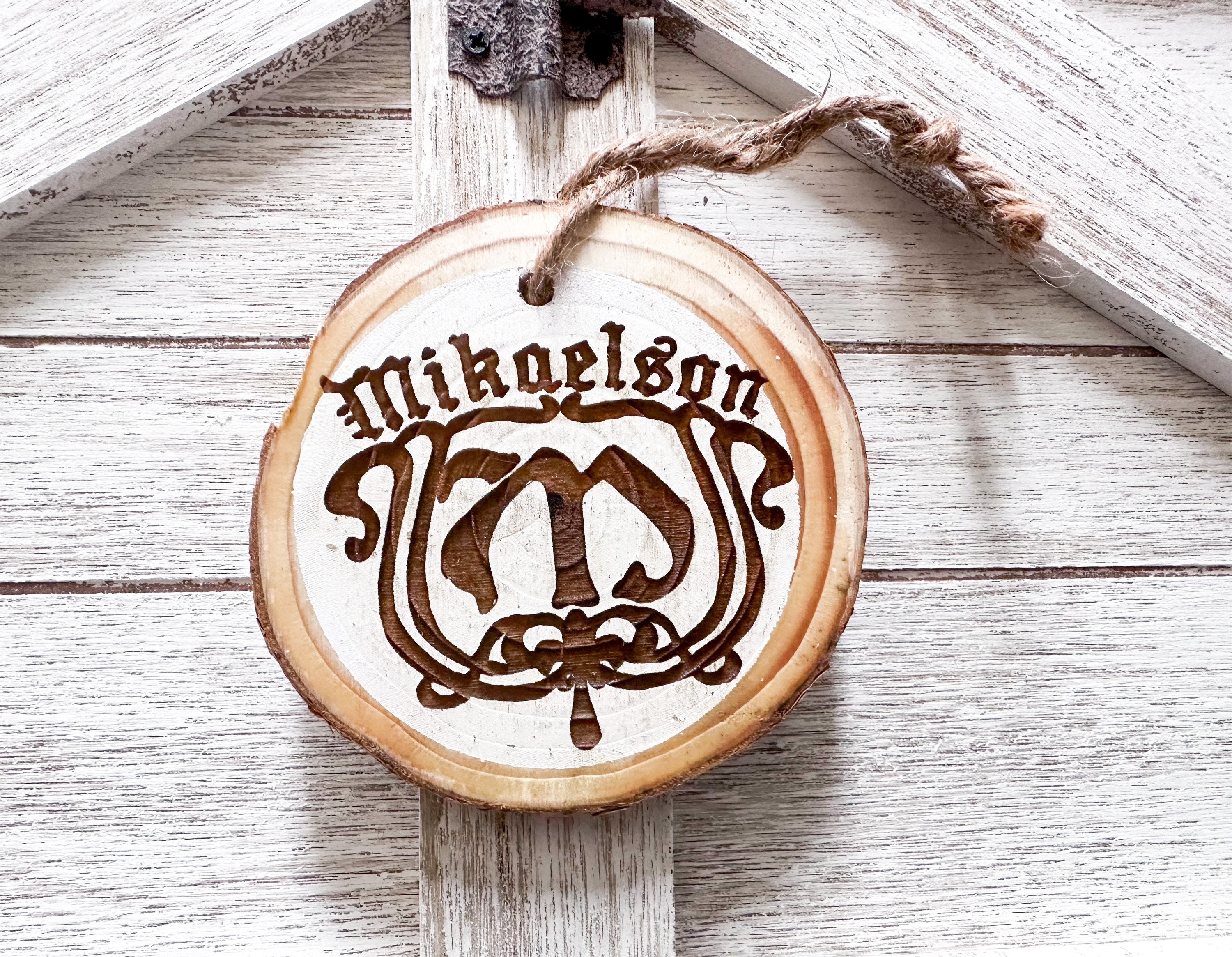 Mikaelson Vampire Christmas Tree Ornament Farmhouse Christmas - Etsy