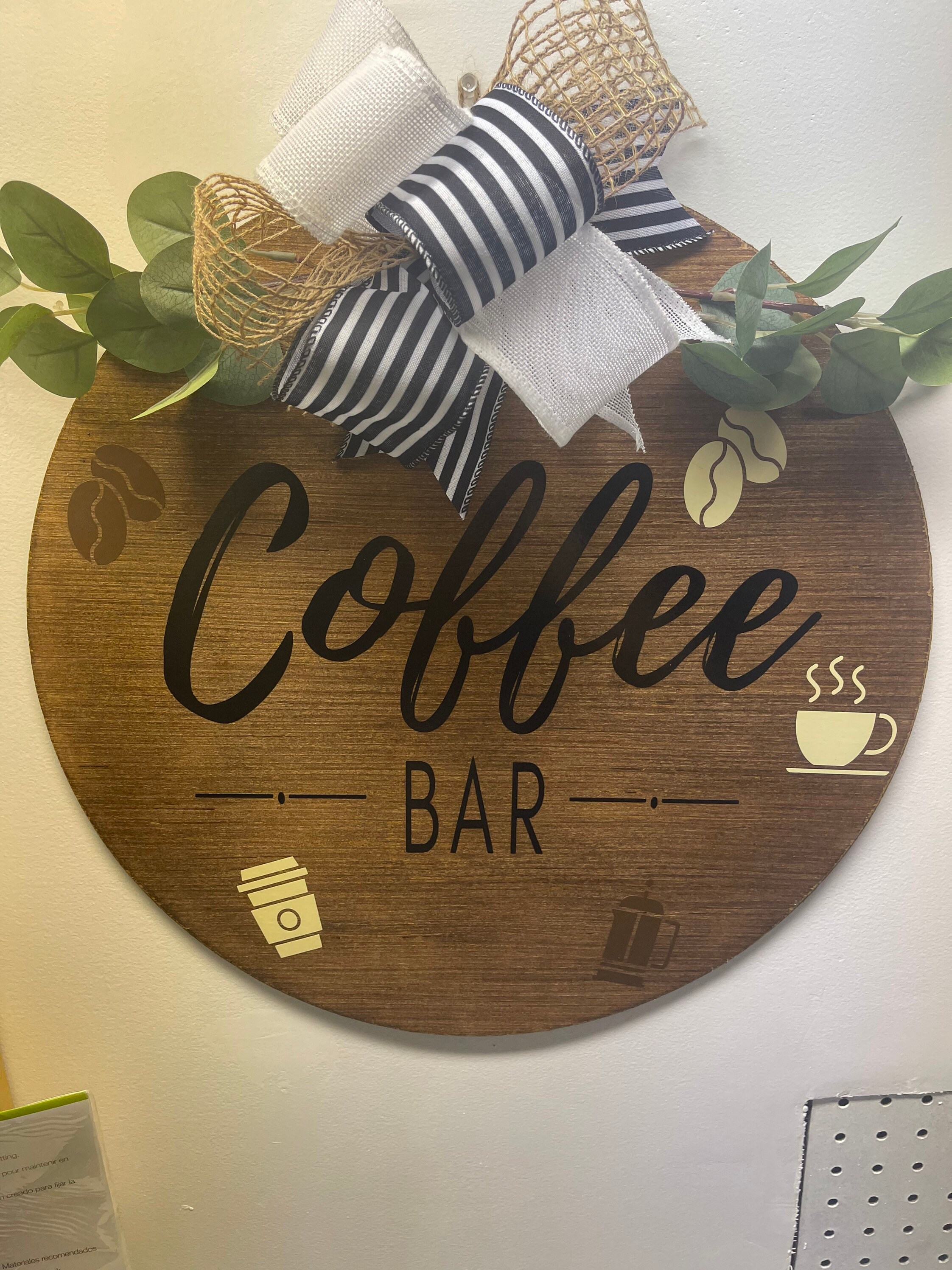 COFFEE BAR Home Decor Sign - Etsy