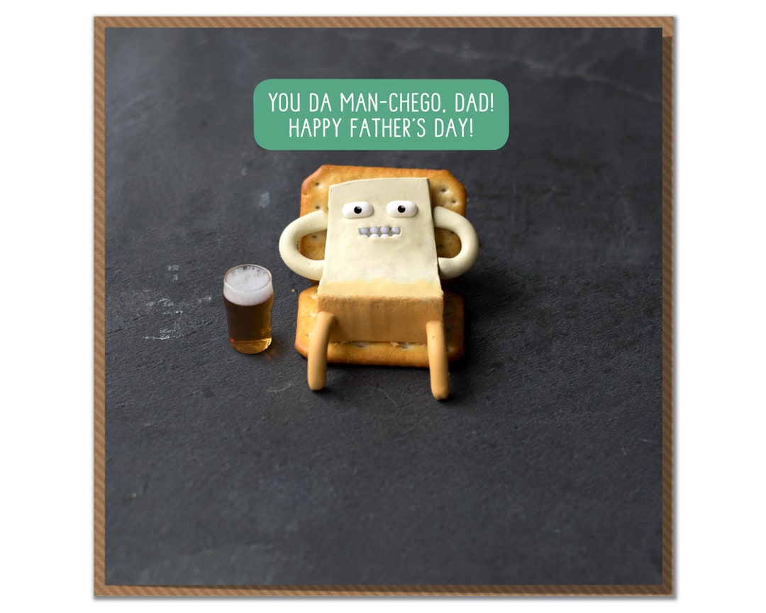 You Da Manchego, Dad! Funny Cheesy Father's Day Card - Etsy
