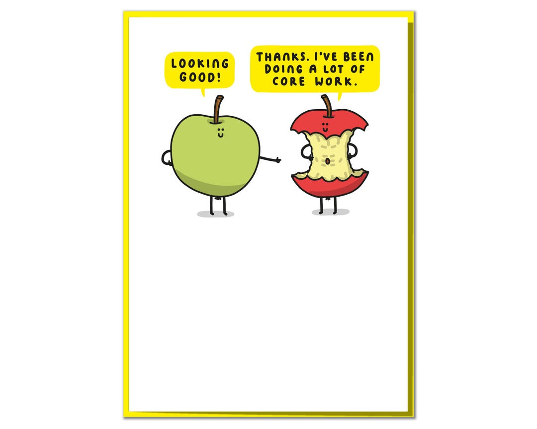 Core Work. Funny Birthday Card - Etsy