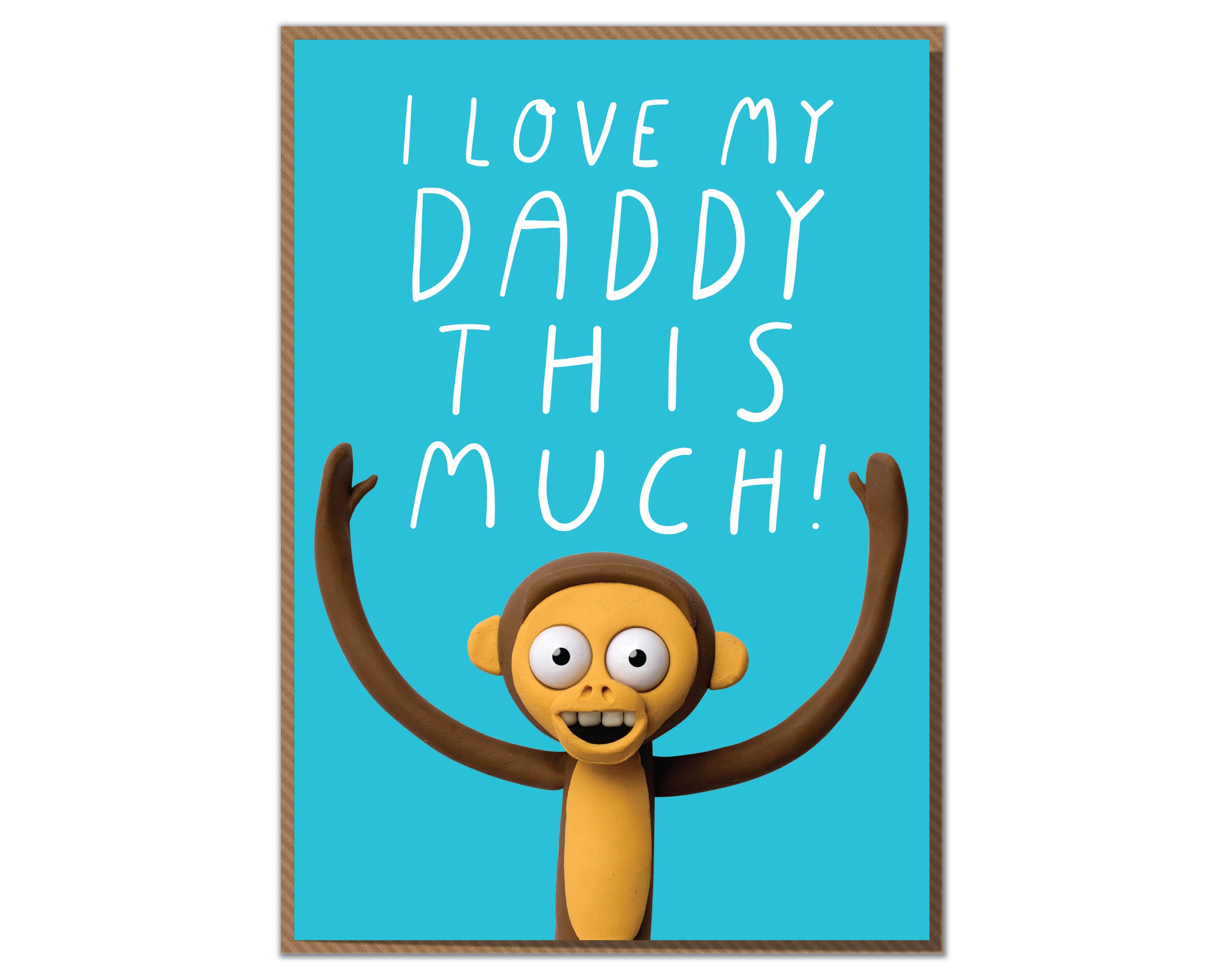 I Love My Daddy This Much Cute Dad Birthday or Father's | Etsy