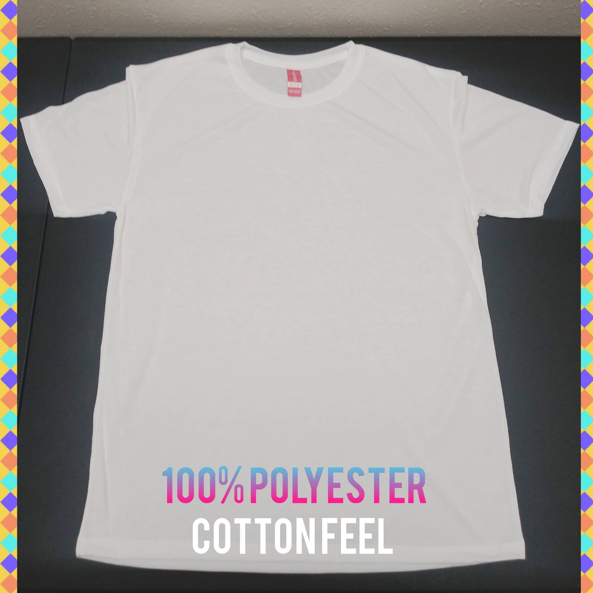Sublimation T Shirt 100 Polyester White Adult Uni Sex