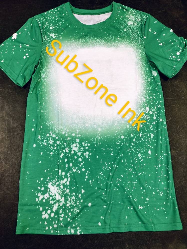 Faux Bleached 100% Polyester Shirts Adult Unisex Sizes sold by George ...