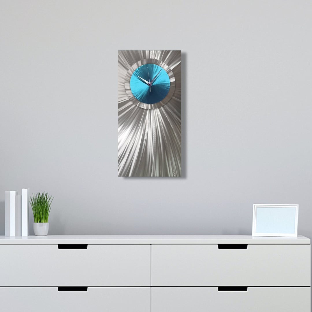 Large Wall Clock, Rectangular Clock, Unusual Wall Clock, Oversized ...