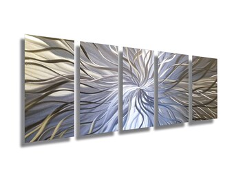 Silver Modern Art - Etsy
