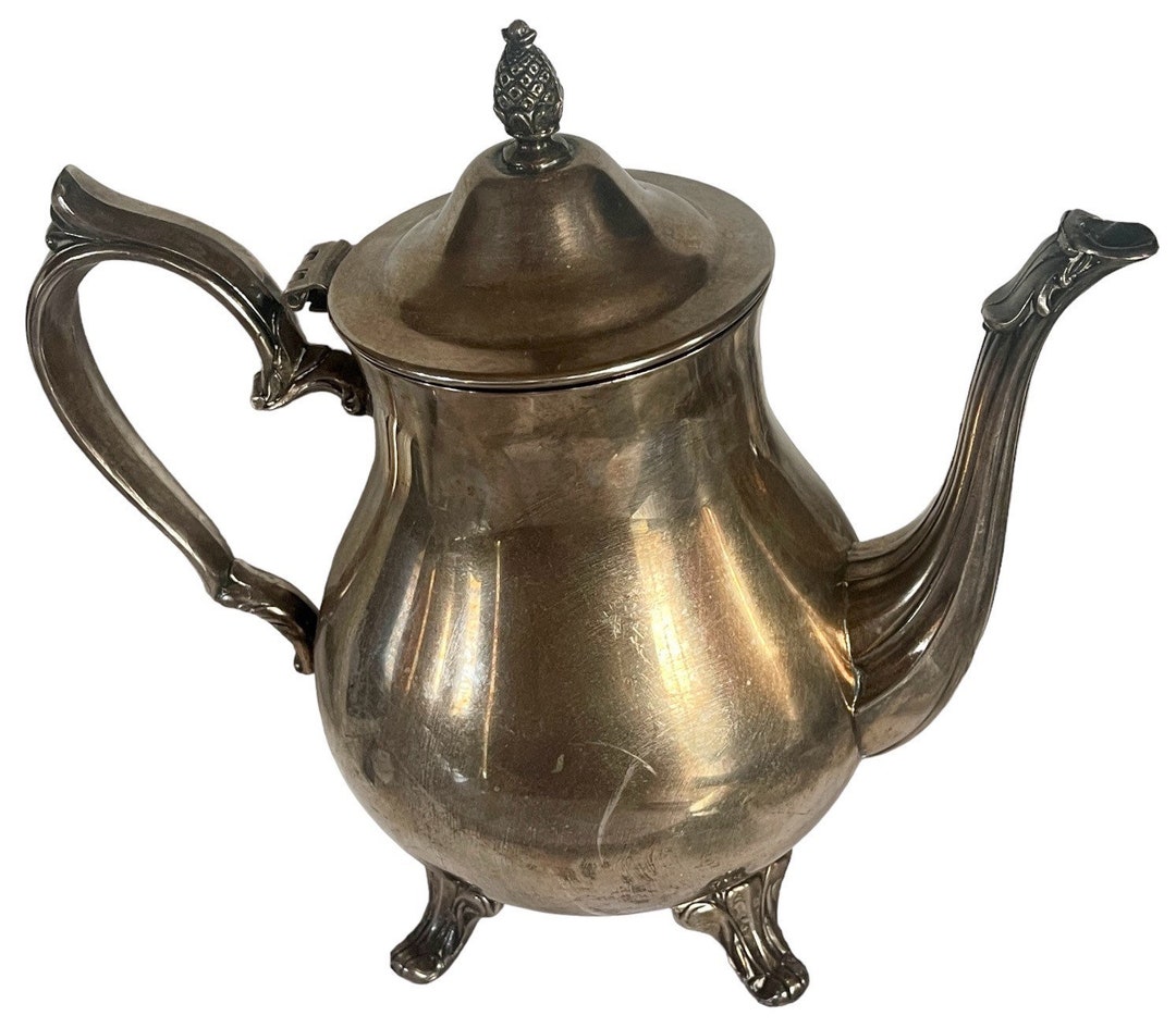 International Silver Company Tea Pot ISCO Teapot W/ Pineapple Lid 9” - Etsy