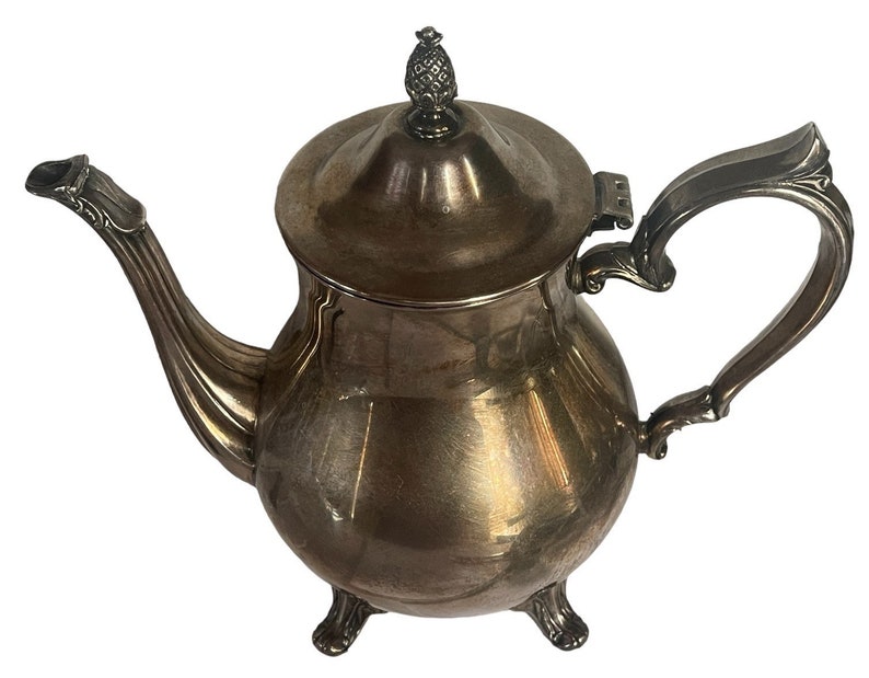 International Silver Company Tea Pot ISCO Teapot W/ Pineapple Lid 9” - Etsy