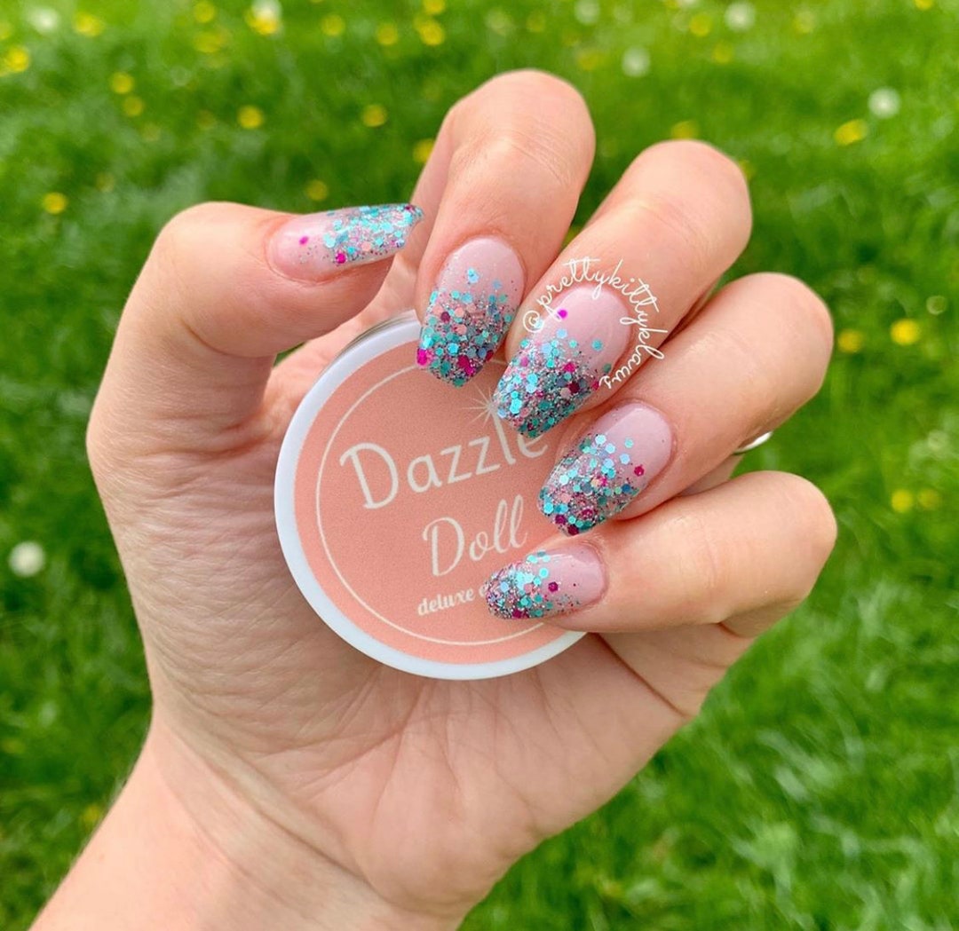 Whimsy Glitter Dip Powder, Glitter Dipping Powder, Glitter Dip ...