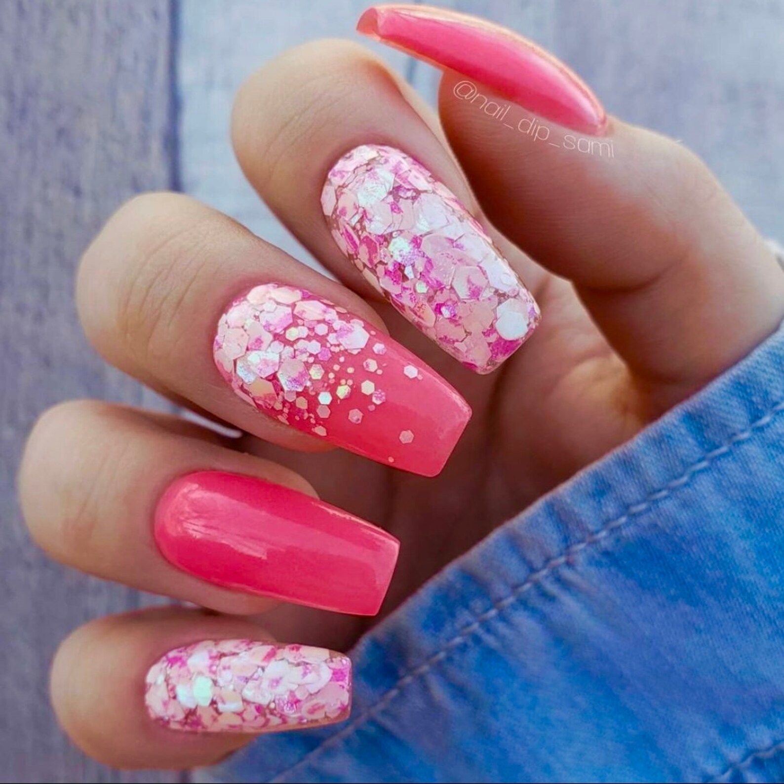 Flamingo - Pink Dip Powder, Pink Dipping Powder, Acrylic Dip Powder ...