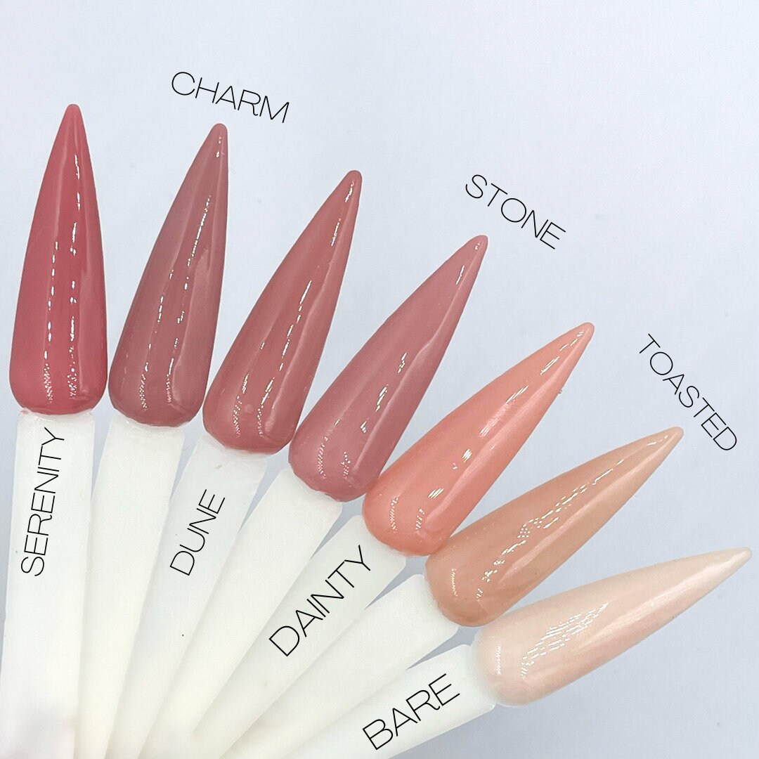 Nude Pink Acrylic Dip Powders Nude Dip Powder Pink Dip Powder Dip Powder Nail Dip Dipping