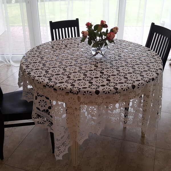 Handmade Tablecloth - Etsy